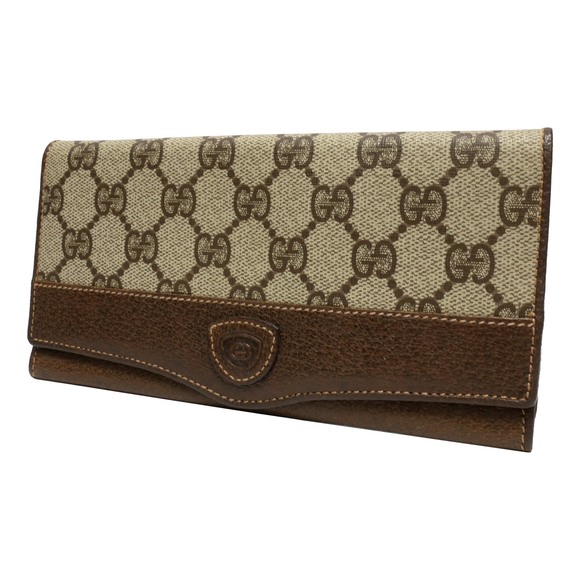 Gucci | Bags | Gucci Vintage Wallet Long Bifold For Men 98s 80s With ...